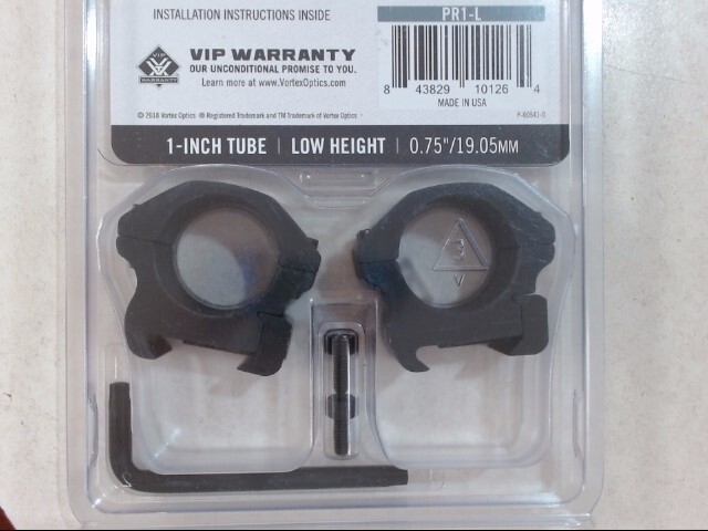 VORTEX OPTICS RIFLESCOPE RINGS PRO SERIES PR1-L (SAP021513 ...