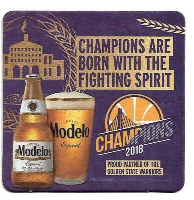 16 Modelo Champions Are Born With The Fighting Spirit Beer Coasters | eBay