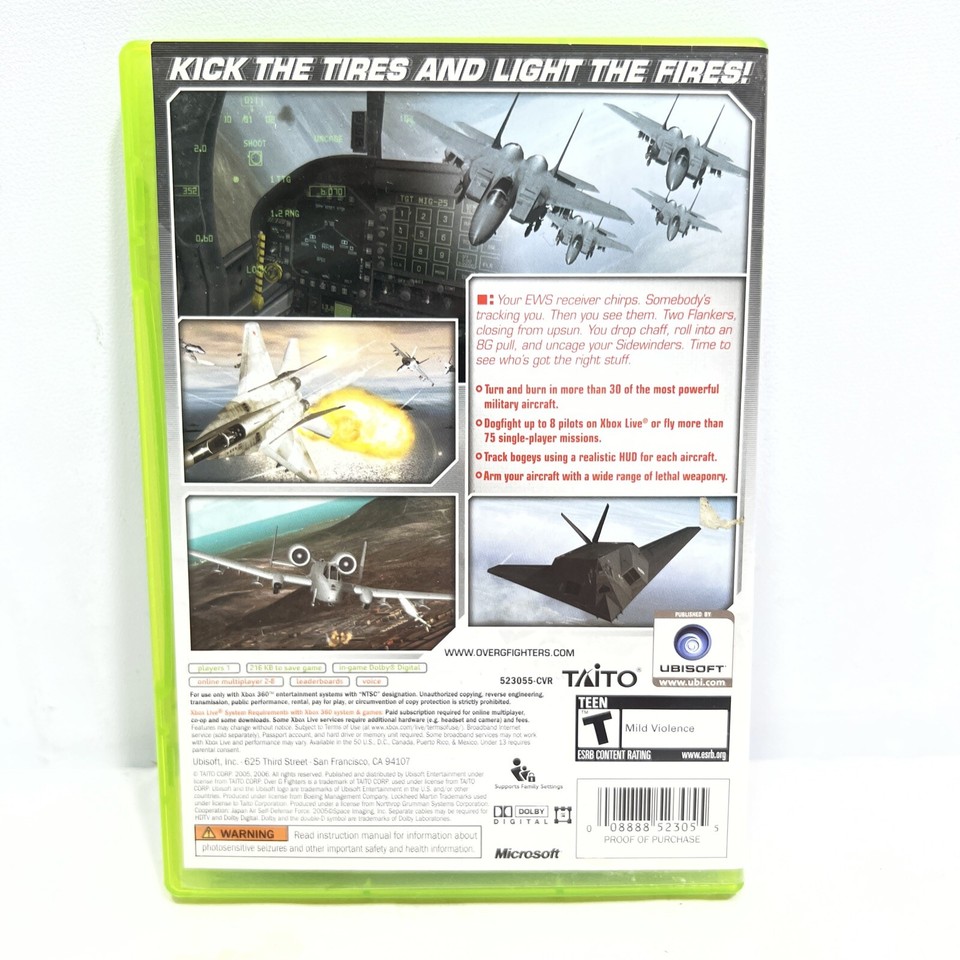 Over G: Fighters (Microsoft Xbox 360, 2006) 8888523055| eBay