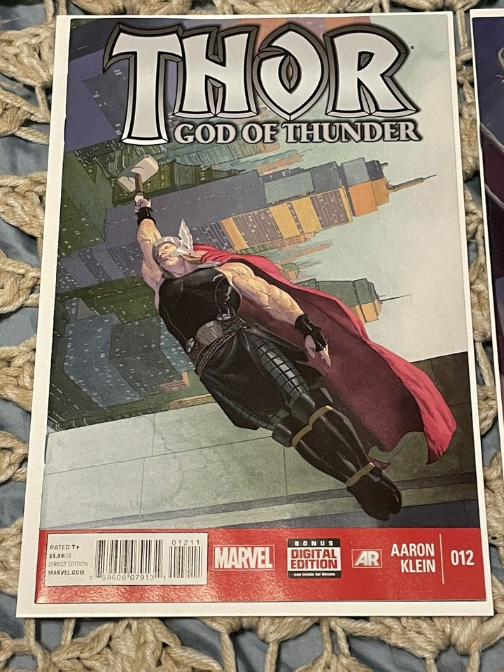 Thor God of Thunder #12 #13 1st Roz Solomon Lady Waziria, Jane Foster ...