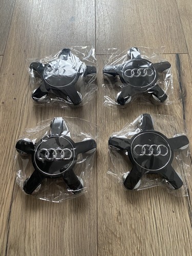 Centre De Roue Cache Moyeu Audi 135mm Noir A1,2,3,4,5,6,7,8 TT Jantes ...