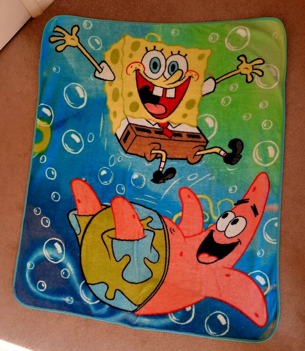 Spongebob Blanket And Pillow