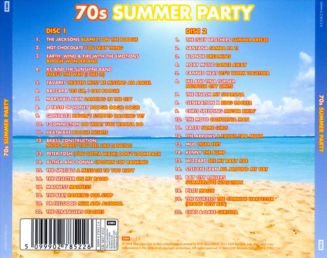 VARIOUS ARTISTS 70S SUMMER PARTY NEW CD 5099902785226 | eBay