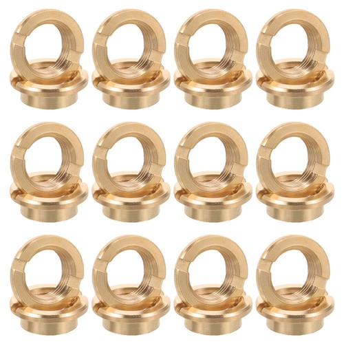 12 Pcs Quartz Clock Accessories Movement Nut Replacement Adapter | eBay
