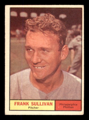 1961 Topps Baseball #281 Frank Sullivan VG *e1 | eBay