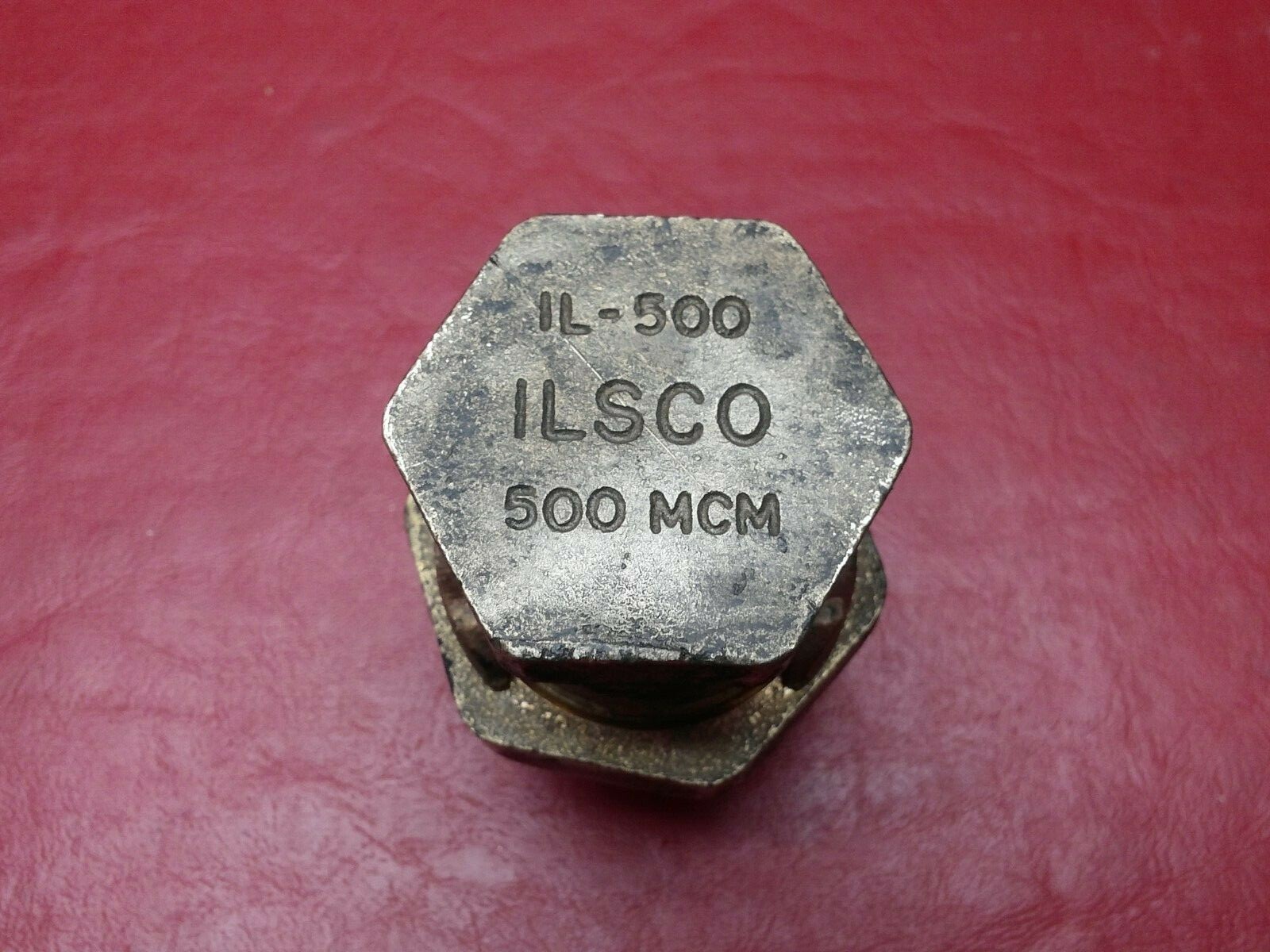 ILSCO IL-500 500 MCM BRASS SPLIT BOLT CONNECTOR NOS | eBay