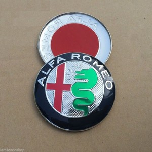 Stemmi auto 2 PZ BADGE ALFA ROMEO GT 159 BRERA MITO GIULIETTA STEMMA ...