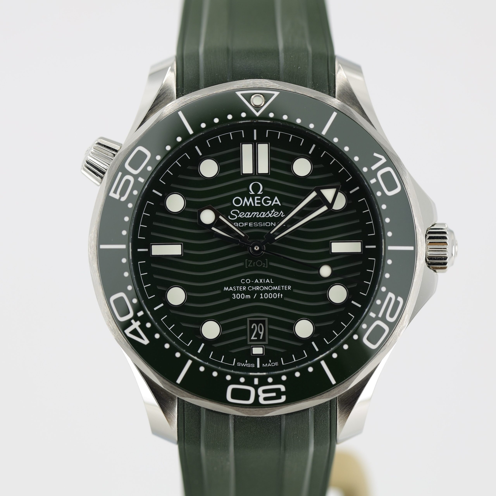 Omega Seamaster Diver 300M Green Dial 210.32.42.20.10.001 | eBay