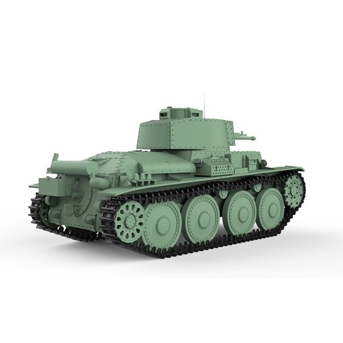 SSMODEL SS76723 1/76 20mm WarGamingMilitary German 38T PzKpfw Light ...