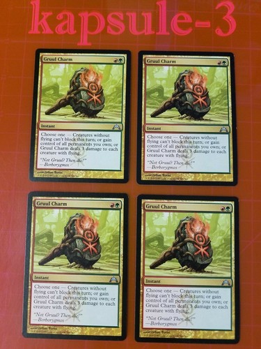 4x Gruul Charm | Gatecrash | MTG Magic Cards | eBay