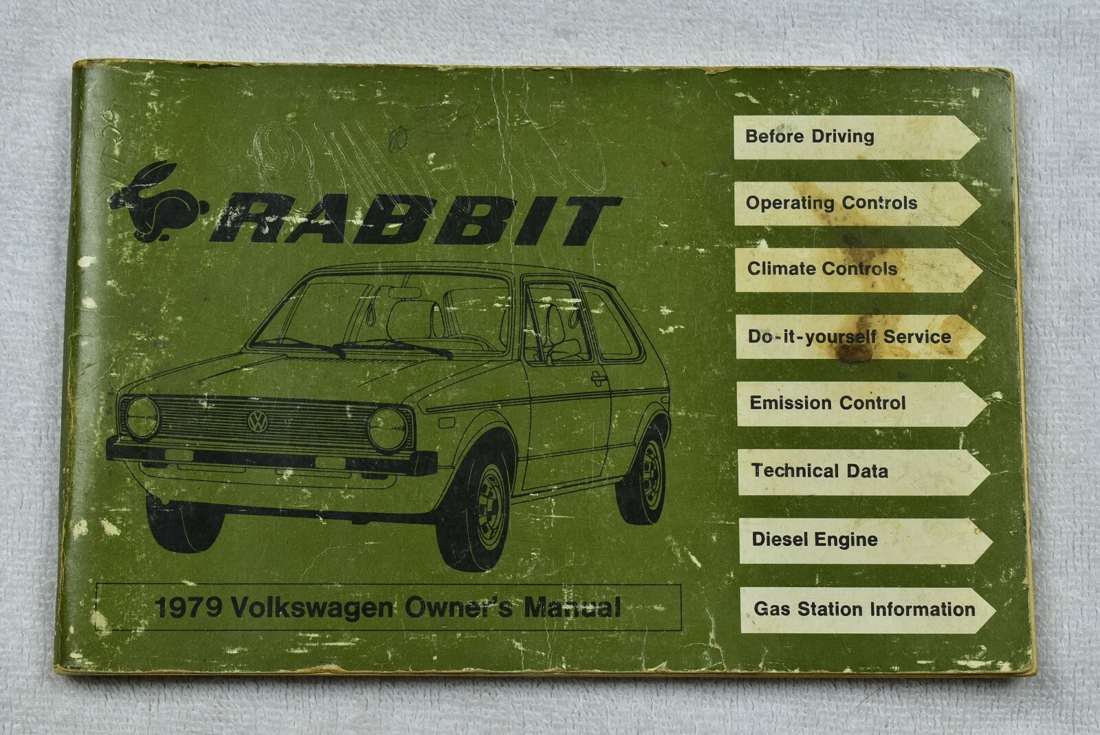 1979 VOLKSWAGEN RABBIT OWNERS MANUAL | eBay