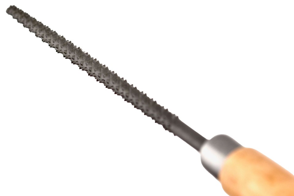 Tsubosan CM-3 Round Wood File 100mm Woodworking Craft Tool Medium Grit ...