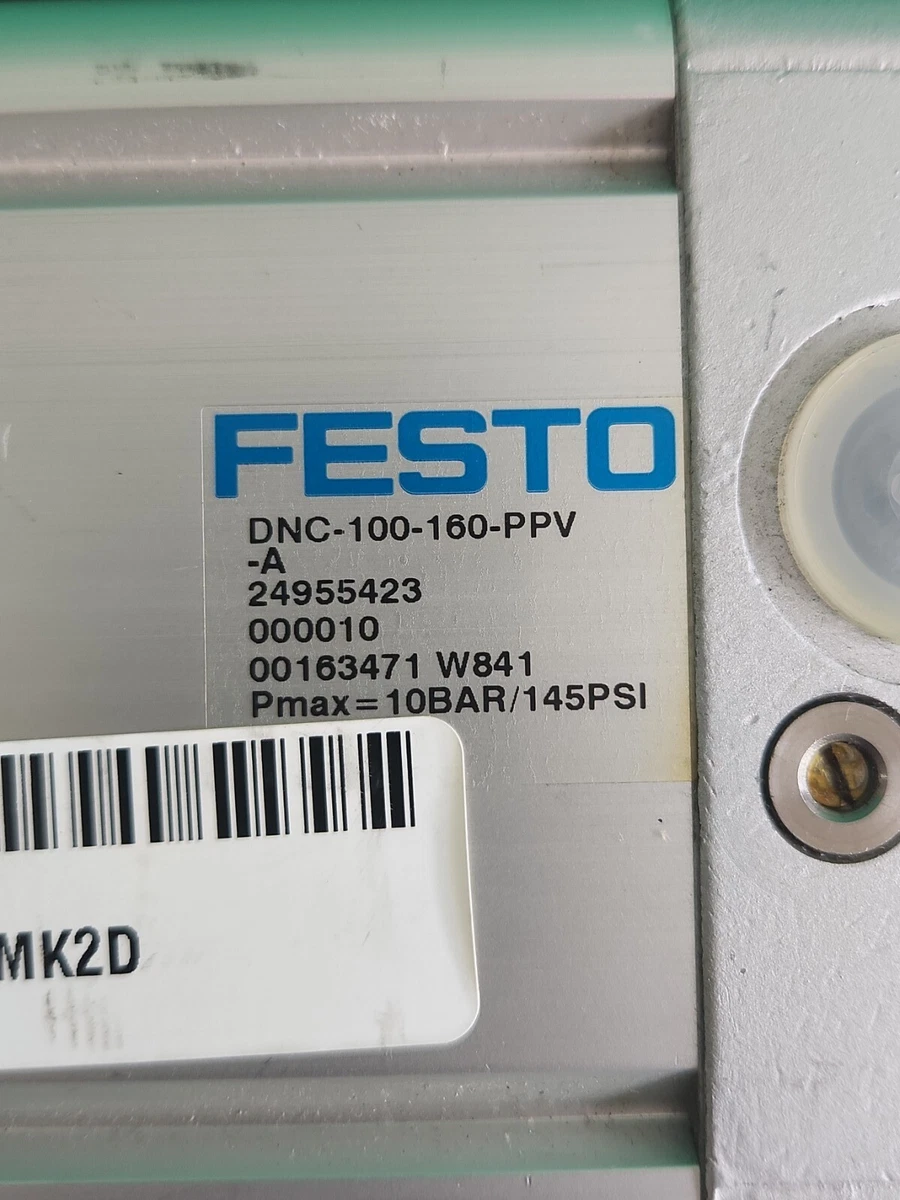 Festo DNC-100-160-PPV-A-S2-KP Pneumatic Cylinder 12 Bar, 54% OFF