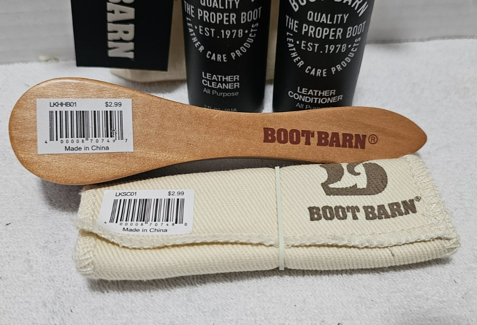The Boot Barn Leather Care Kit 5 pc set | eBay