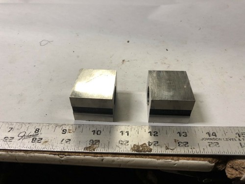 MACHINIST TOOLS LATHE MILL 2 Precision Ground Set Up Blocks Plate Gage ...