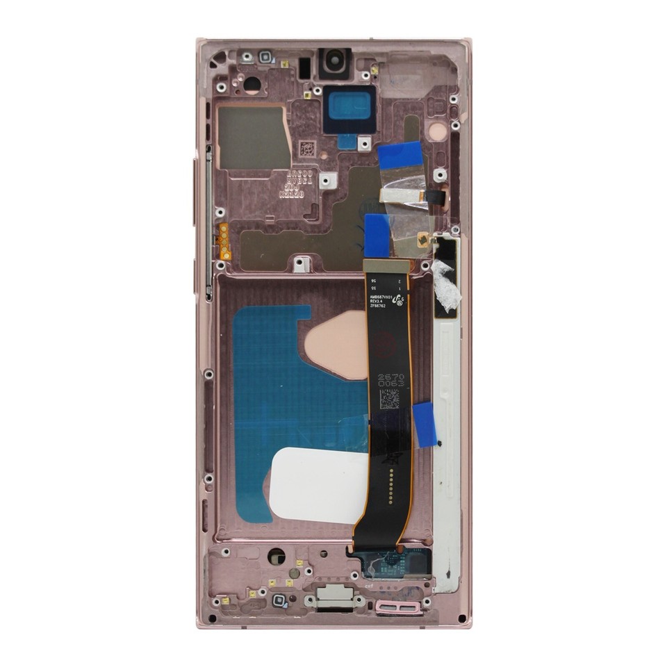 For Samsung Galaxy Note 20 Ultra 5G OLED LCD Touch Screen Frame with ...