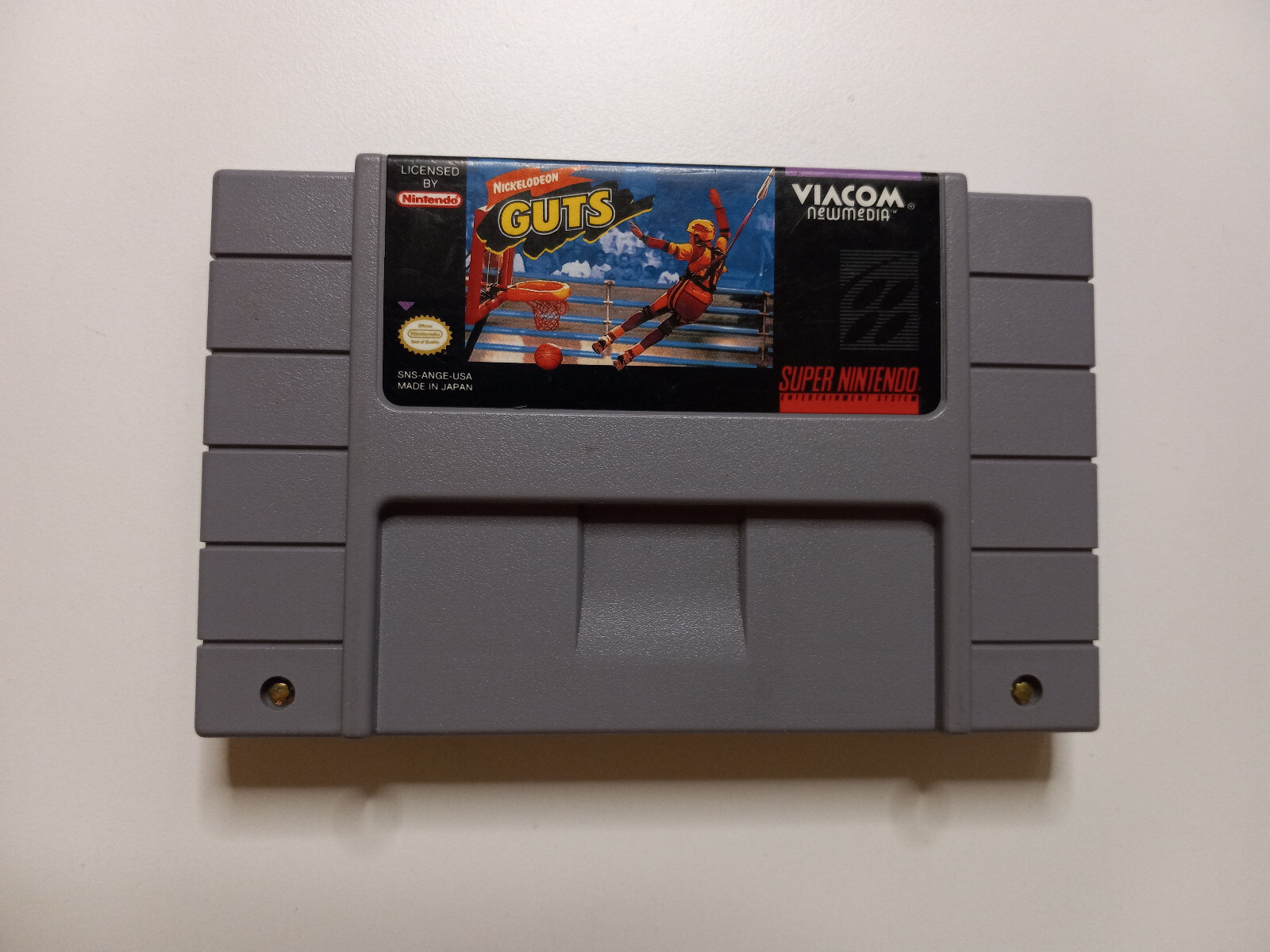 Nickelodeon Guts Super Nintendo - Prix - Photo - Présentation
