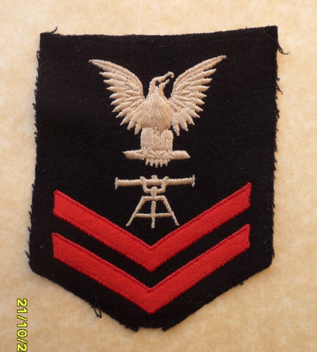 US Navy Petty Officer 2nd Class Fire Control Technician 1942 Original ...