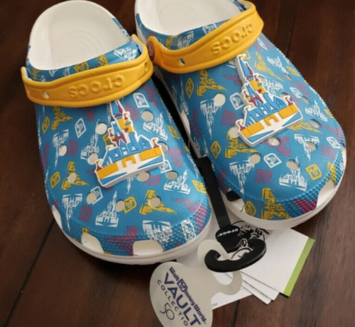 Disney Cinderella Castle Clogs for Adults by Crocs Size M8/W10 NWT | eBay