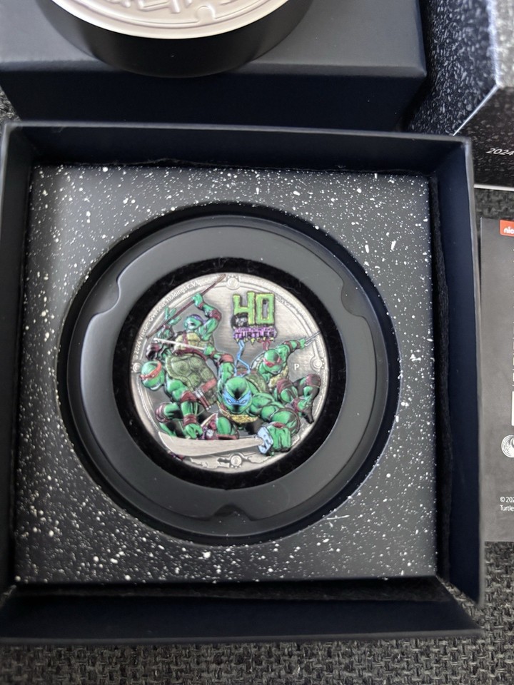 teenage mutant ninja turtles silver coin | eBay Australia