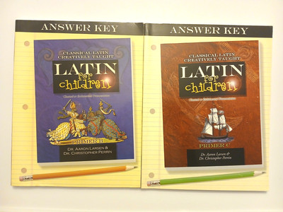 Latin For Children Answer Key 2 set Primer B and Primer C | eBay