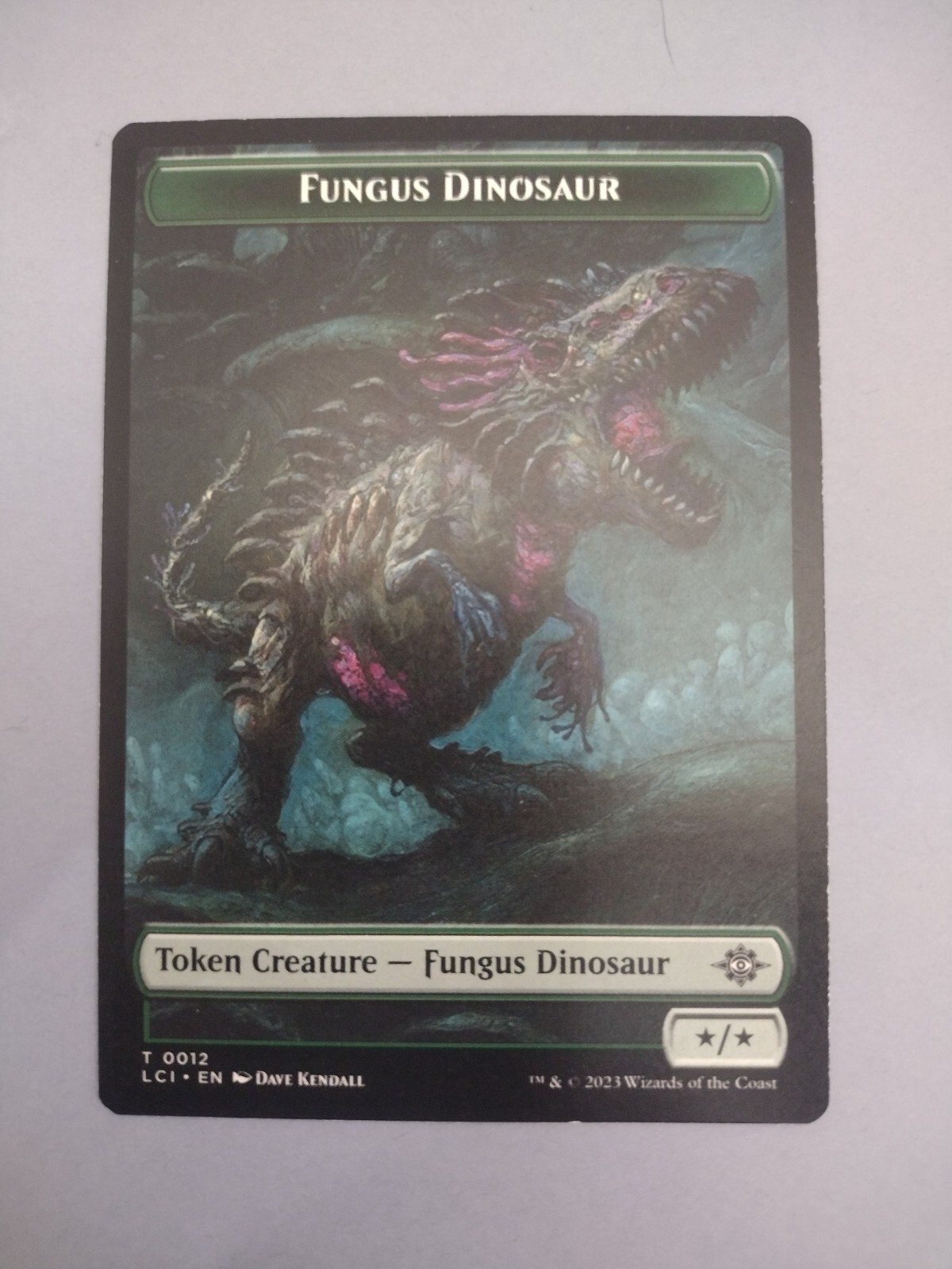 Fungus Dinosaur Token - The Lost Caverns of Ixalan -Magic: The ...