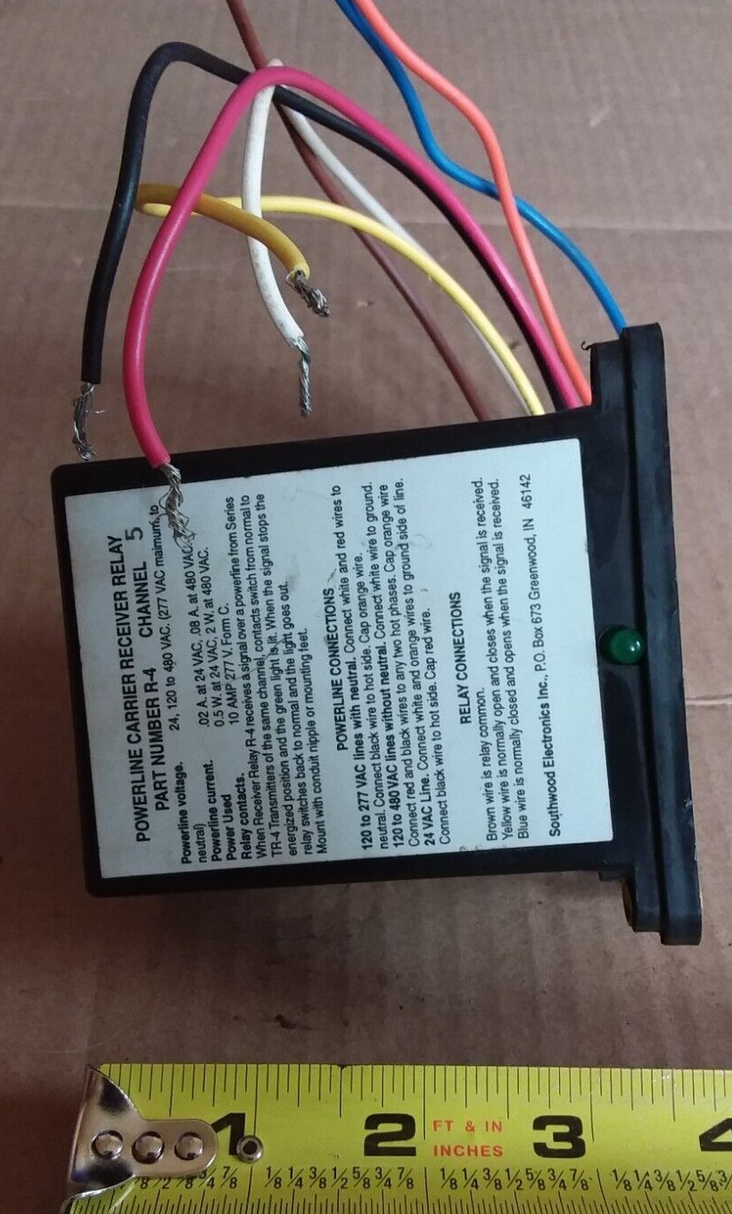Southwood Electronics Powerline Carrier Receiver Relay - NOS | eBay