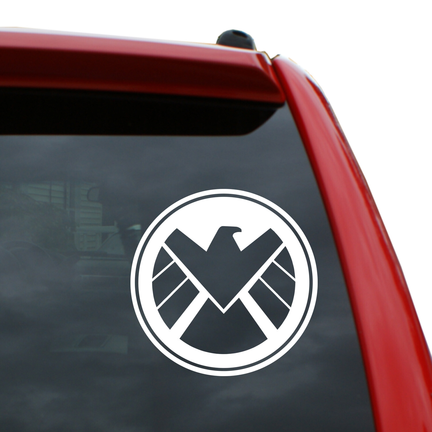 S.H.I.E.L.D. Logo Vinyl Decal | Color: White | 5" tall | eBay