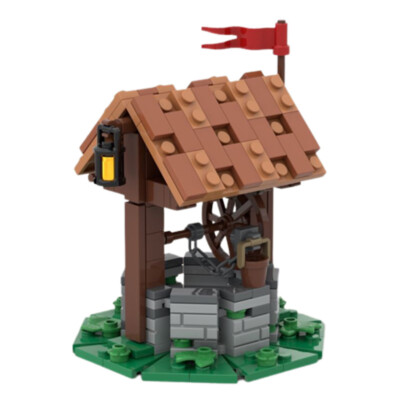 MEDIEVAL WELL (Castle Theme) Model Building Toys Set 162 Pieces MOC ...