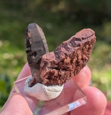 Smoky Quartz Crystals And Microline Crystal From The Dreamtime Claim In ...