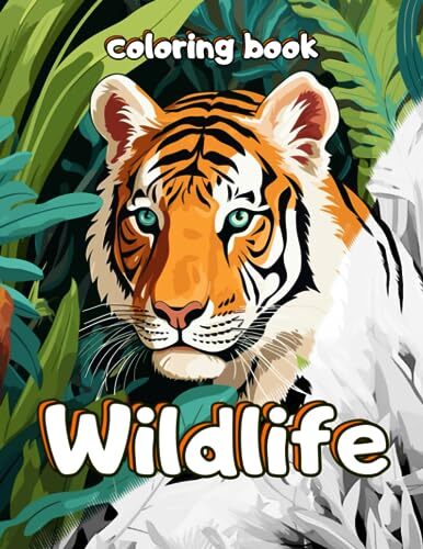 Wildlife Coloring Book: 40 beautifully drawn wild ani... by Ordinary ...