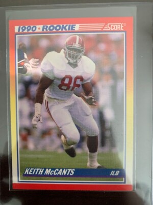 1990 Score Rookie RC Card #622 Keith McCants Tampa Bay Buccaneers NM | eBay