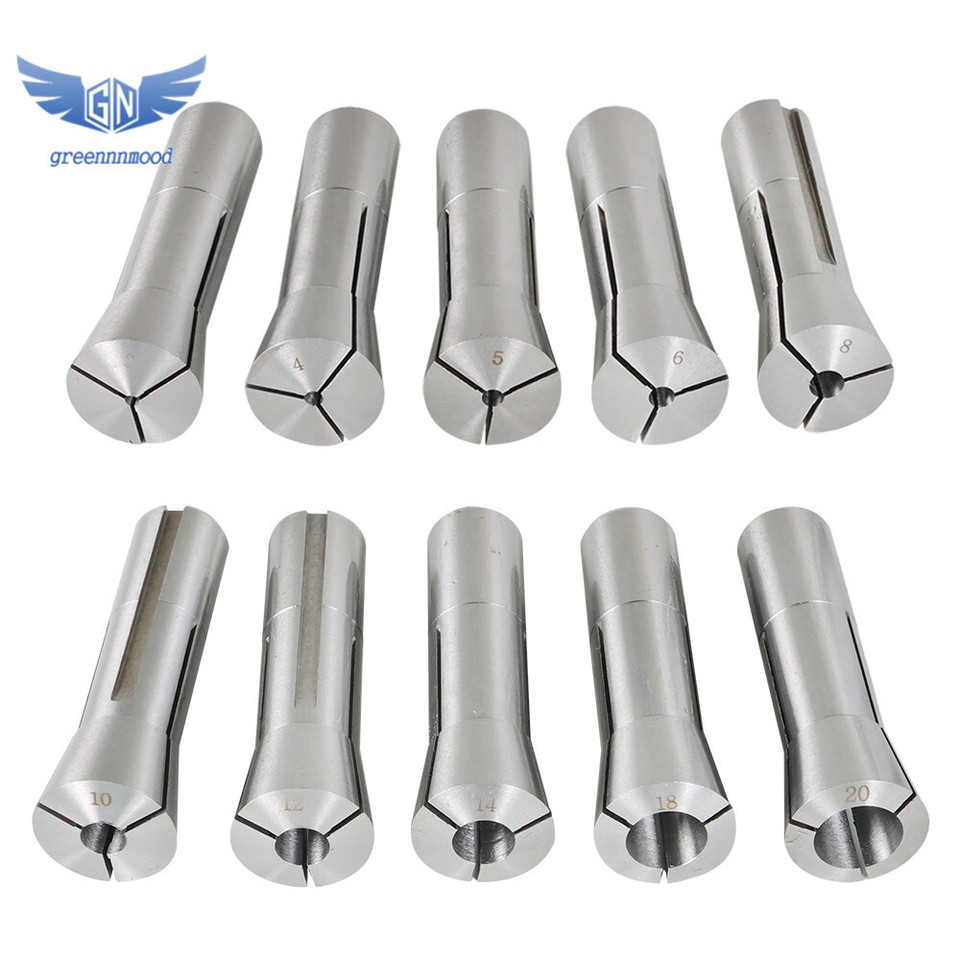 29 R8/23 R8/13 R8/11 R8/10 R8/7 R8/6 R8 Collet Set For Bridgeport High ...