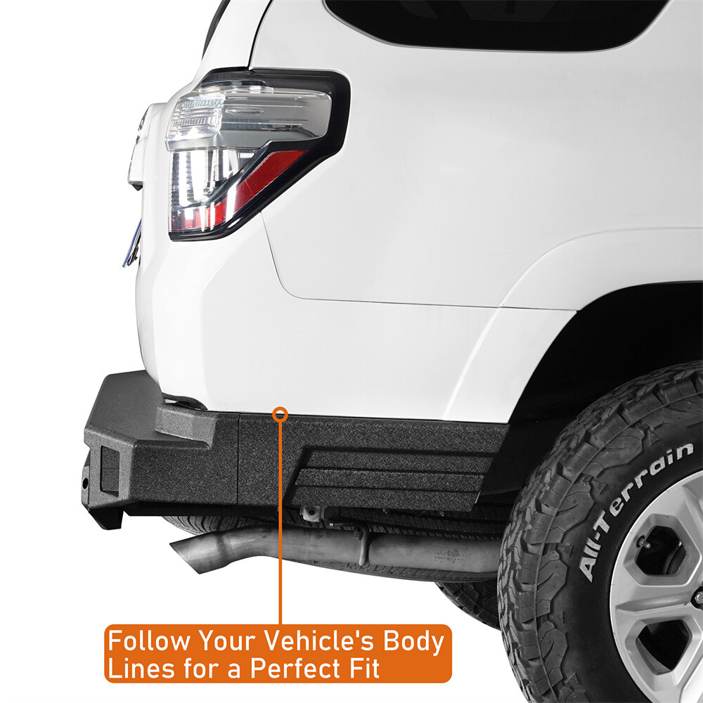 Front Bumper w/ Winch Plate or Rear Back Bumper Fit 2014-2024 Toyota ...
