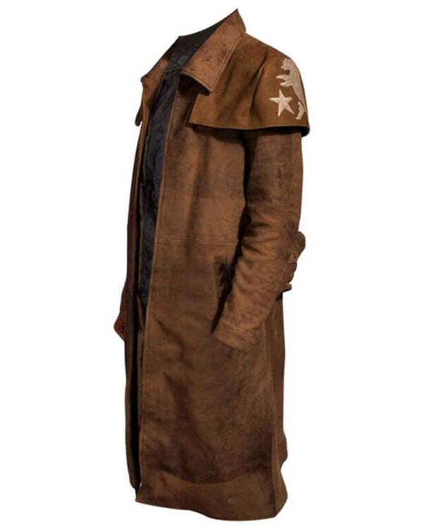 Mens A7 Fallout NCR Veteran Ranger Duster Coat in Genuine Diestressed ...
