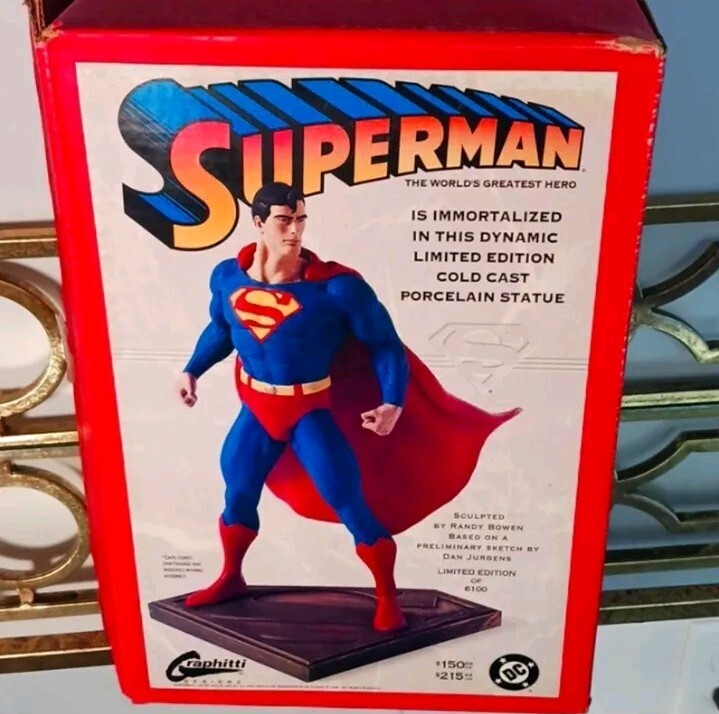 Vintage 1993 Randy Bowen Superman Statue,Limited#4143/6100 Seinfeld ...