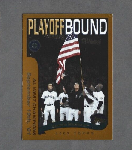 Seatle Mariners Playoff Bound 2001 Topps #349 | eBay