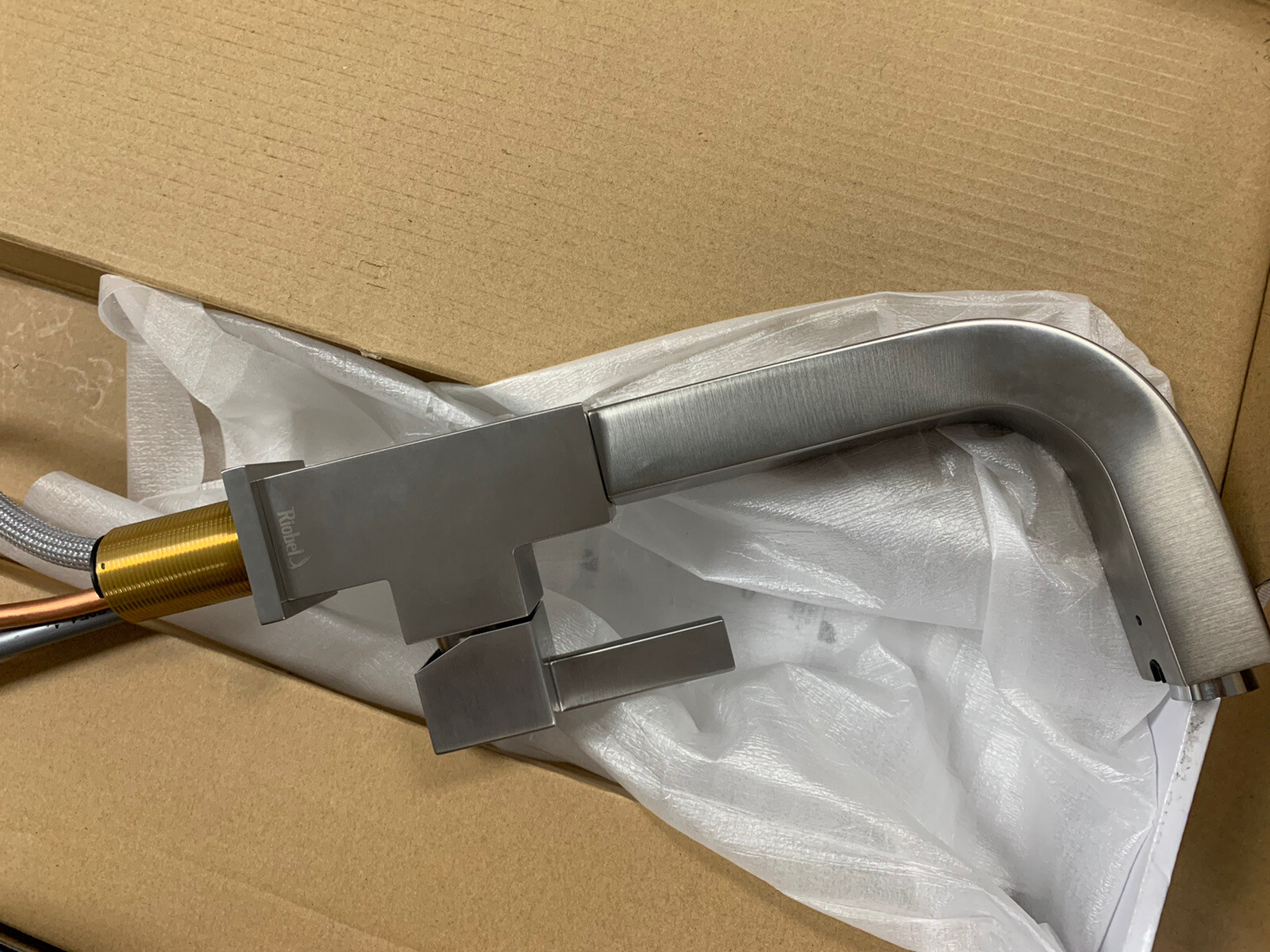 Riobel MZ101SS-15 Mizo Kitchen Faucet With Spray, Stainless Steel | eBay