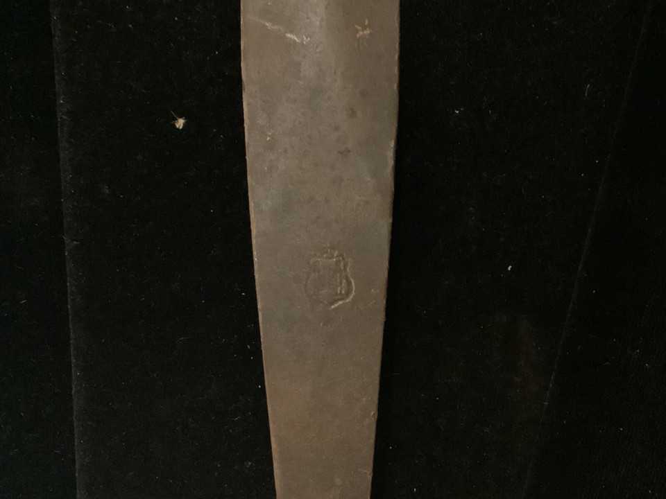 RARE VINTAGE VERY UNIQUE SIGNED BLACKSMITH ANVIL TOOL MUST SEE NO RES ...