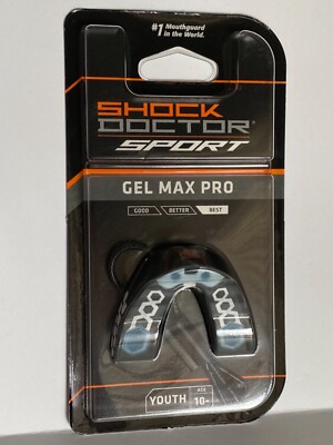 Shock Doctor Sport YOUTH 10 & Under GEL MAX PRO Best Mouth Guard | eBay