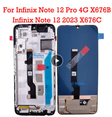 Amoled / TFT 6.7 " For Infinix Note 12 Pro 4G X676B LCD Display Touch ...