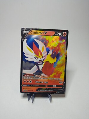 Pokémon TCG Cinderace V SWSH Black Star Promo SWSH015 Holo Promo | eBay
