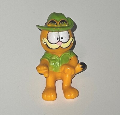 Vintage 1981 Garfield the Cat Safari Driver Green Hat | eBay