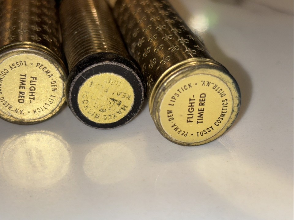 Lot of Vintage Makeup Compacts, Lipsticks, Nail Enamel, Different ...