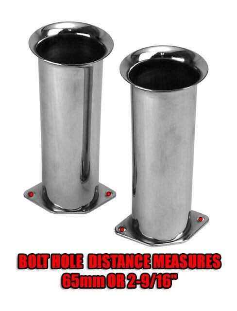 WEBER DELLORTO 6" INCH VELOCITY STACKS IDF DRLA EMPI SET OF 4 STACKS IN ...