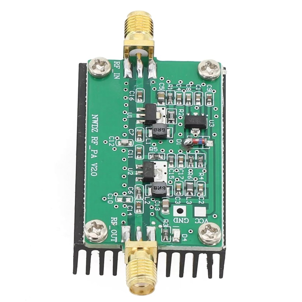 2MHZ-700MHZ RF Power Amplifier HF VHF UHF FM Transmitter Module For Ham ...