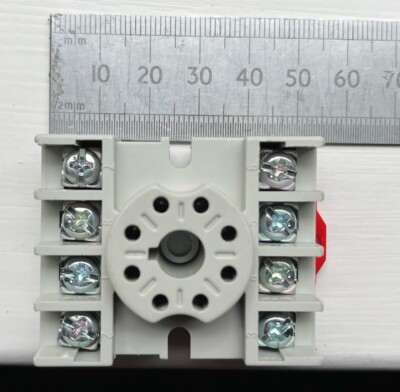 Dayton 5X852M Relay Base Socket - NEW - DIN Rail, Surface Mounting | eBay