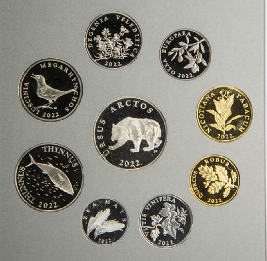 Croatian National Bank Numismatic Coin Set of Kuna and Lipa – Year 2022 ...