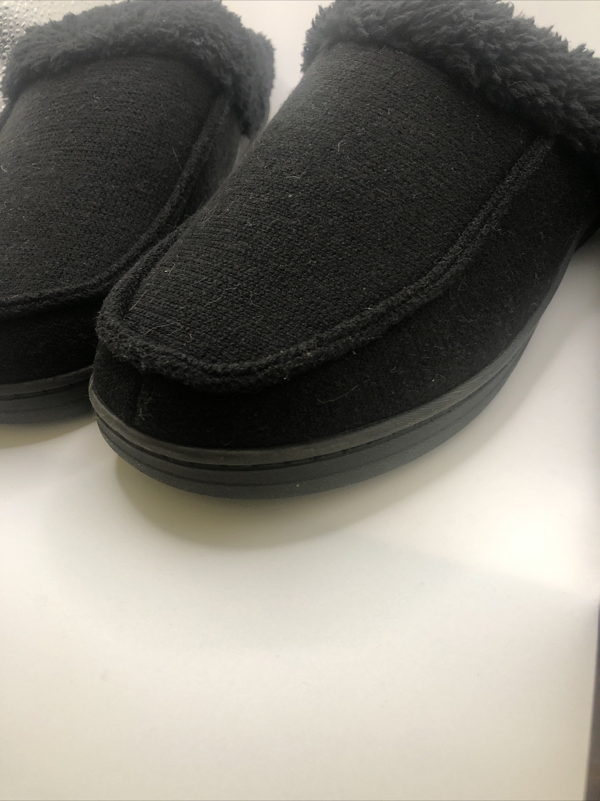 Goodfellow & Co Men's Slip On Slippers House Shoes Black S (7/8) | eBay