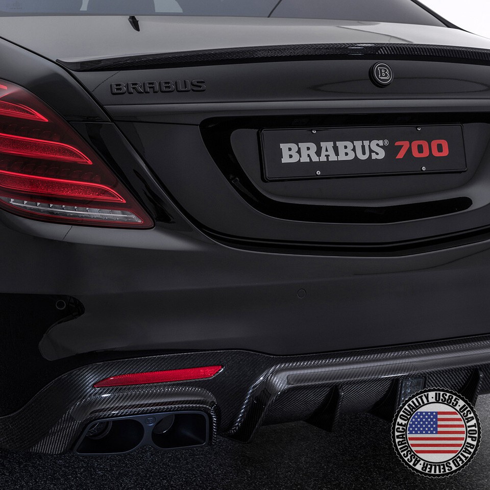 Brabus Emblem 3D Trunk Logo Nameplate Badge Letter Mercedes AMG - Gloss ...